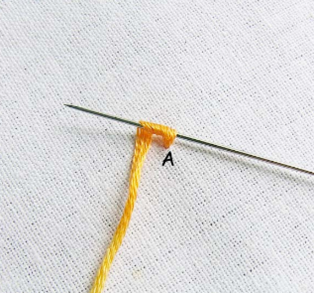 Embroidery Knot Stitch - Sew Homegrown