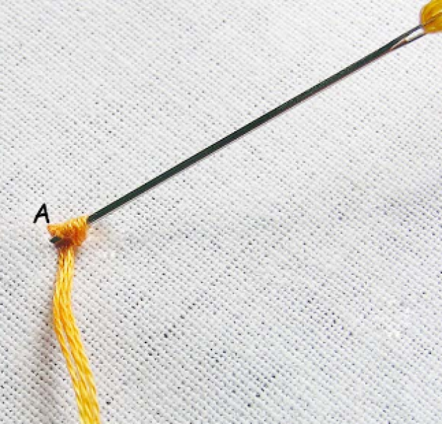 Embroidery Knot Stitch - Sew Homegrown