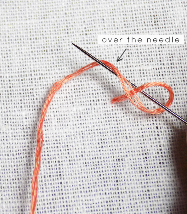 Embroidery Knot Stitch - Sew Homegrown