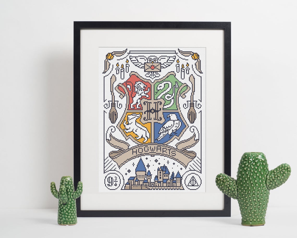 Harry Potter cross stitch kits and patterns - Sew HomeGrown