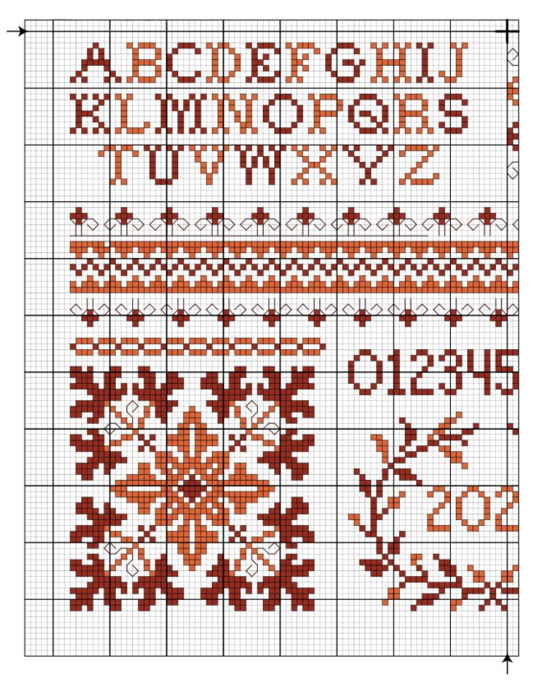 Quaker Sampler in Cross Stitch - Sew Homegrown