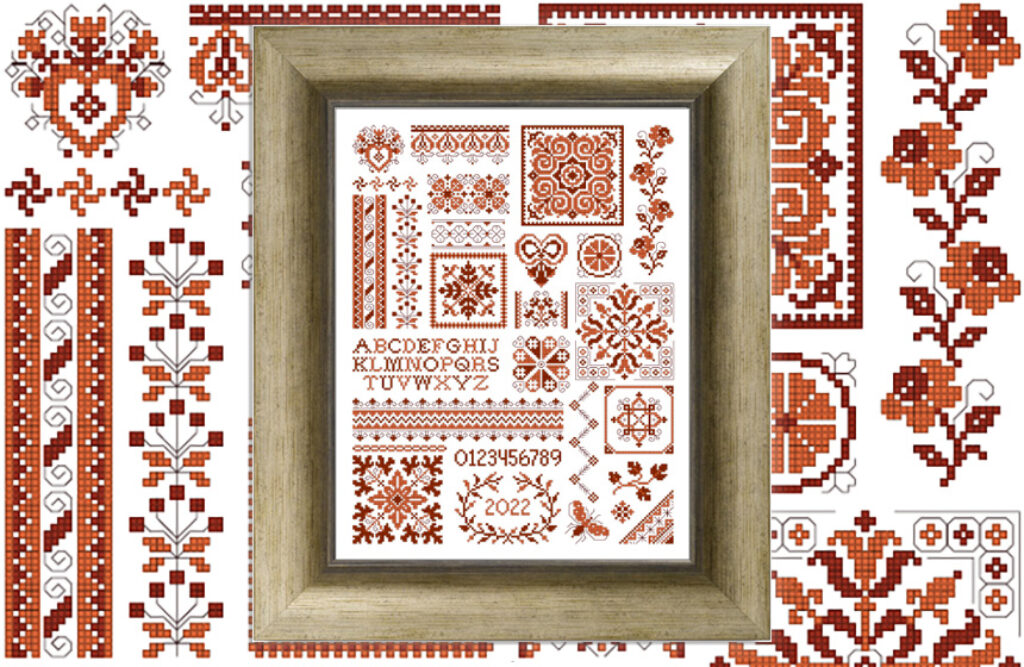 Quaker Sampler in Cross Stitch - Sew Homegrown