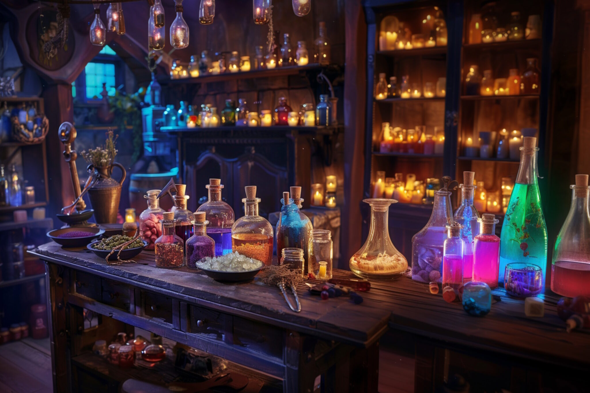 Potion-Making Station for a Harry Potter-Themed Kids' Party - Sew Homegrown