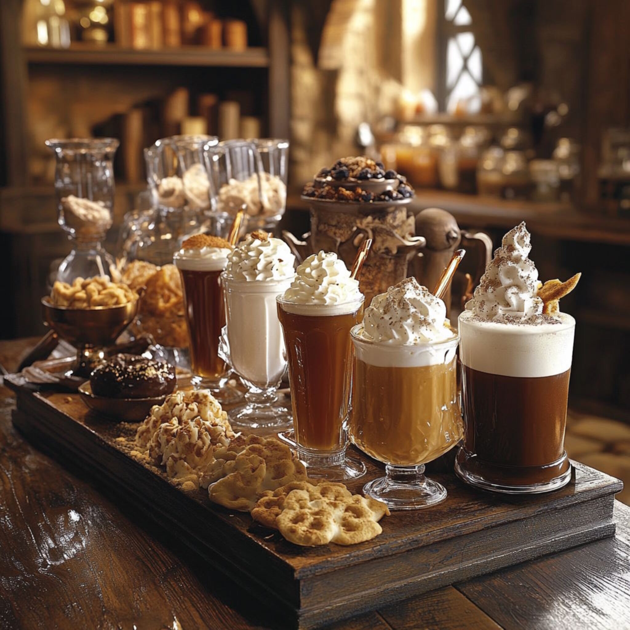 How to Set Up a Butterbeer Bar for a Harry Potter Themed Party: Step-by ...